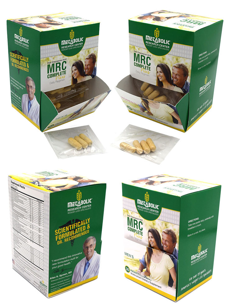 Package Design: Metabolic Research Center - Prahlad Delaney